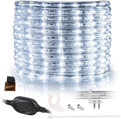 Amazon.com: UltraPro LED Rope Lights, 25ft Classic Clear Rope, Warm ...