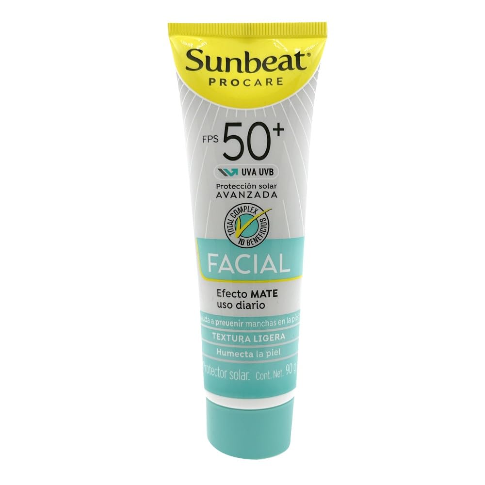 Sunbeat PROCARE Bloqueador Solar FACIAL : Amazon.com.mx: Belleza