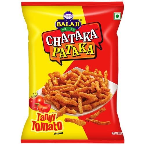 BALAJI WAFERS - Chataka Pataka Tangy Tomato, 50g - HUMARABAZAR : Amazon ...
