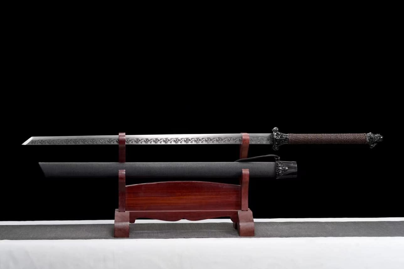 Amazon.com : LOONGSWORD Chinese Sword Loong Tang dao Swords Real(Forged ...