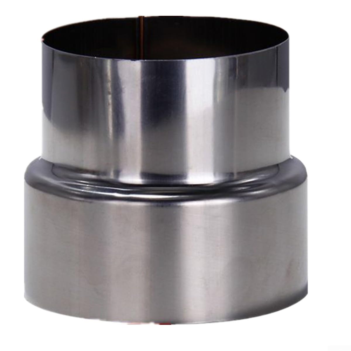 FUBESK Stainless Steel Reducer Ducting Pipe Steel Connector Adaptor ...