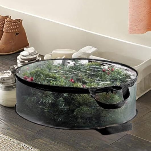 Extra Large Wreath Storage Container VENO 4 Pack Wreath Storage Bag