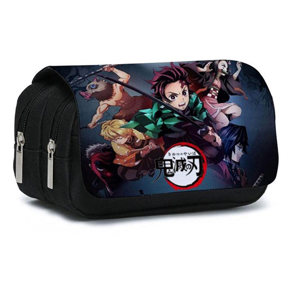 Buy WINBST Demon Slayer Pencil Case, Large Anime Tanjiro Kamado Nezuko ...