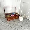Amazon.com: Ironwood Cornwall Tea Box, 8 Compartment Tea Organizer ...