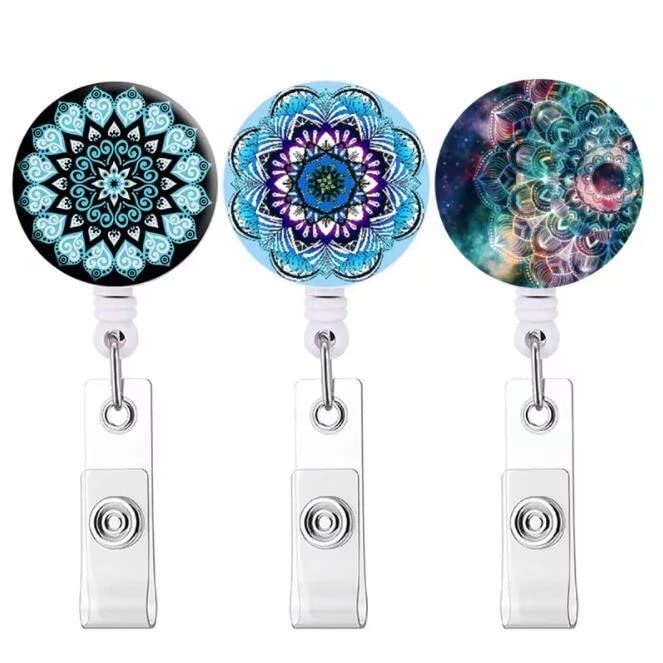 Retractable Badge Reel Clip, Badge Holder with Alligator Clip, Cute ...