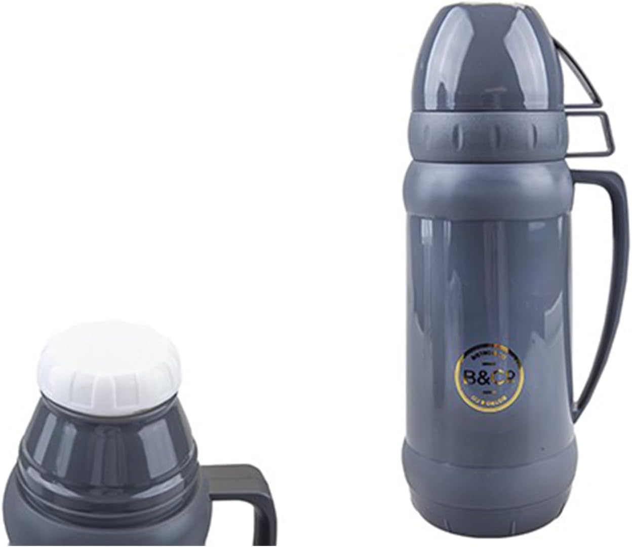 Amazon.com: Deluxe Grey Glass Lined Thermal Flask - 1.8L, 1 Piece ...