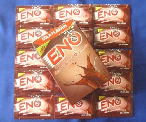 Buy 15 X Eno Fruit Salt Antacid Instant Acidity Relief Cola Flavour 5g ...