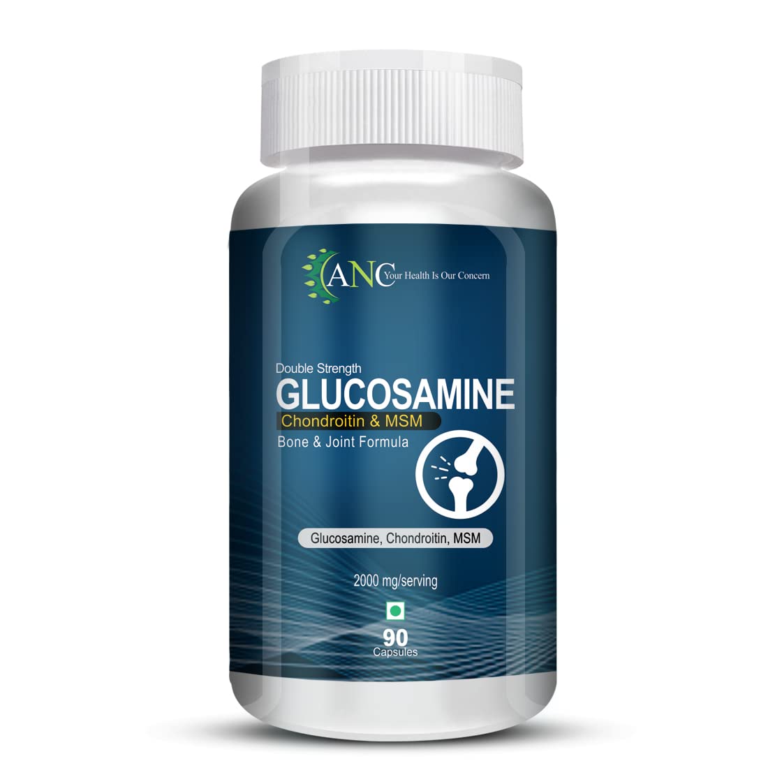 ANC Glucosamine 2000mg With Chondroitin & MSM For Joint Support ...