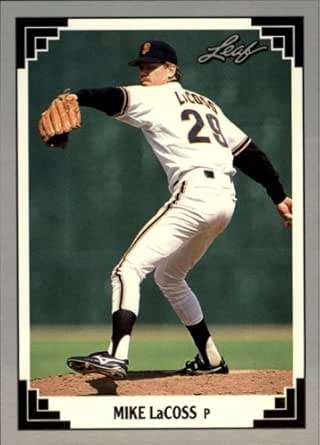 Amazon.com: 1991 Leaf Baseball Card #309 Mike LaCoss : Collectibles ...