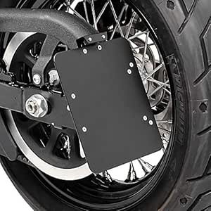 Side license plate holder motorcycle Craftride black DK2452 : Amazon.co ...