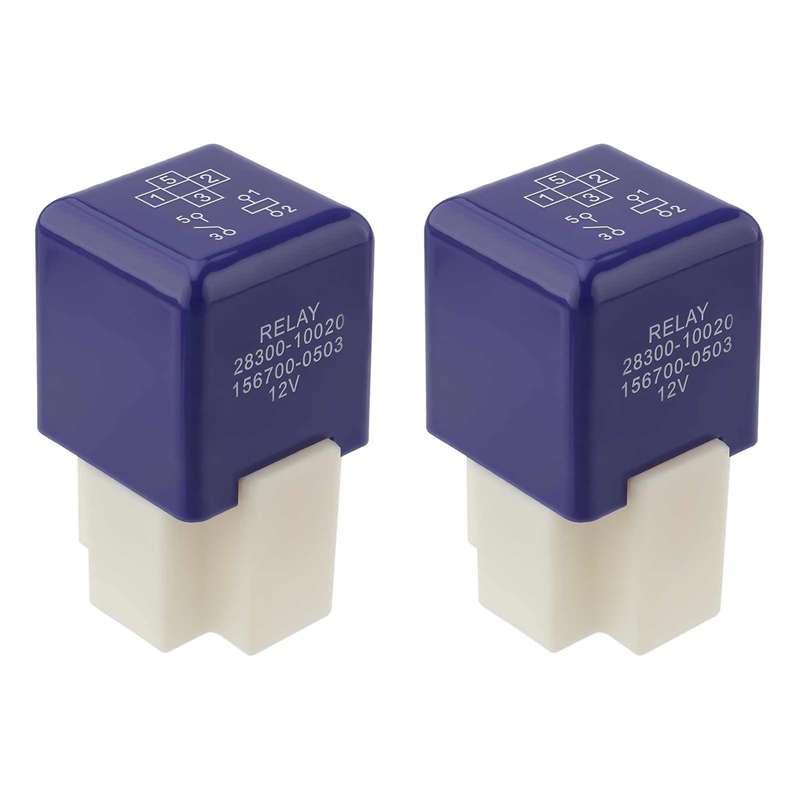 Amazon.com: GoaMotors 2Pcs 4 Pin Relay 12V Starter Relay 28300-10020 ...