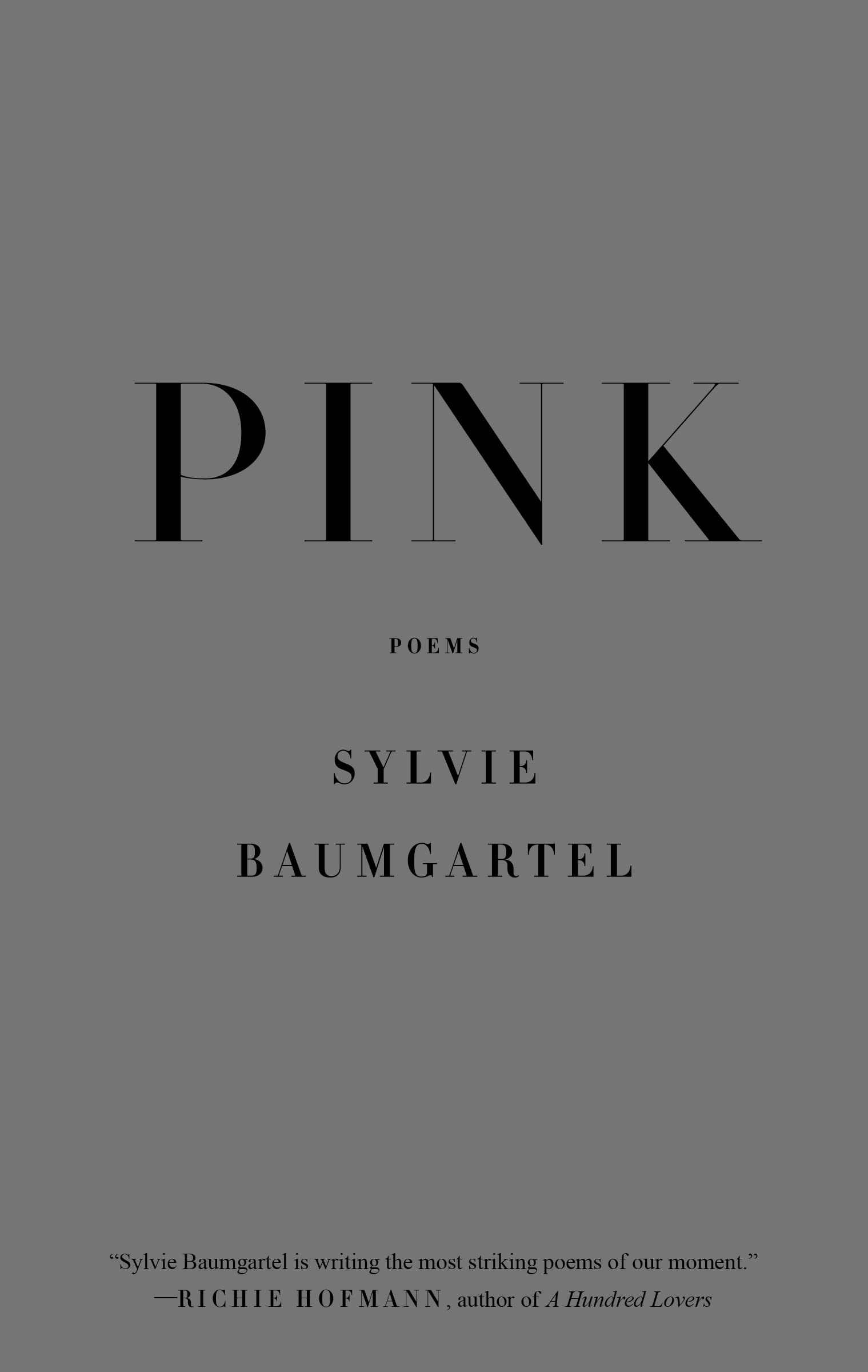 Pink: Poems: Baumgartel, Sylvie: 9780374604868: Amazon.com: Books