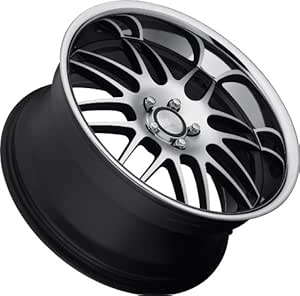 Amazon.com: Concept One 701 RS-8 Matte Black Wheel with Machined Lip ...