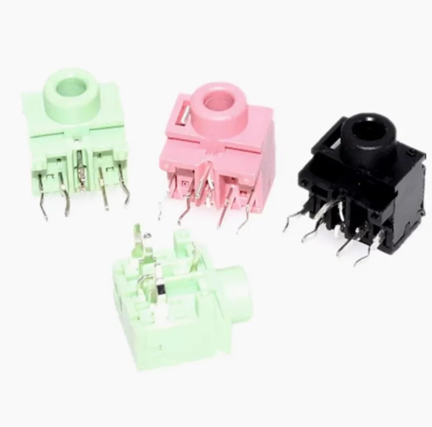 Amazon.com: MWRFKJOB 10pcs Black PJ-317 3.5mm Female Connector 5Pin DIP ...