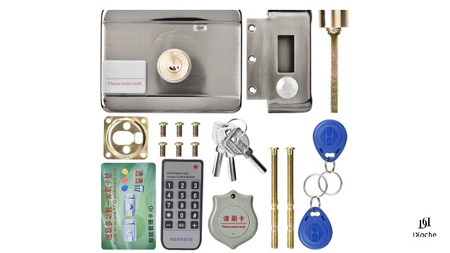 Hostel Lock Buzz In Door Lock DC12V Integrated Electric Control Lock ...