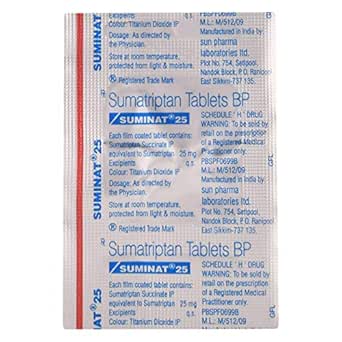 Suminat 25 - Strip of 1 Tablet : Amazon.in: Health & Personal Care