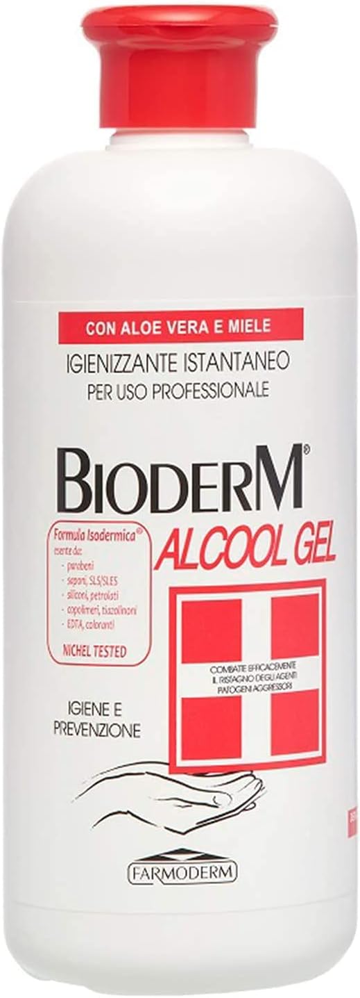 Bioderm Alcool Gel Igienizzante Mani 500 ml - Soluzione Alcolica per le ...