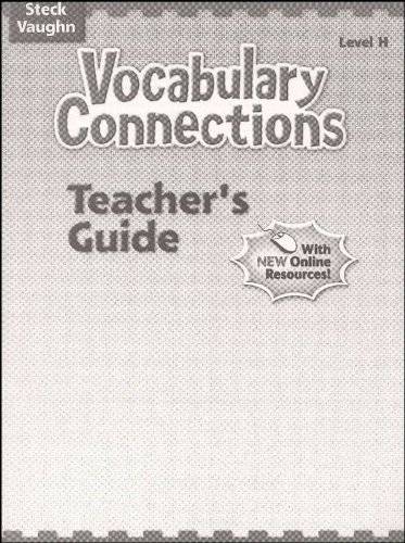 Vocabulary Connections (Steck-vaughn Vocabulary Connections): Steck-Vaughn: 9780739892589 ...