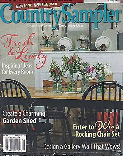 Country Sampler + Farmhouse Style Magazine May 2021: Amazon.com: Books