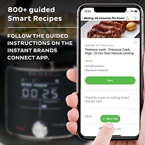 Instant Pot Pro Plus Wi-Fi Smart 10-in-1, Pressure Cooker, Slow Cooker ...