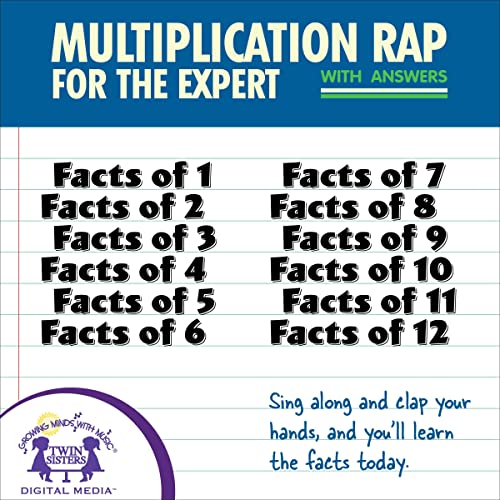Multiplication Rap for the Expert with Answers: Math Series - Multiplication, Book 19 (Audio ...
