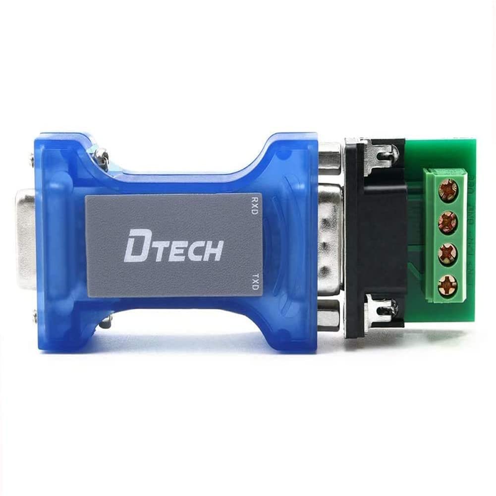 Buy DTech RS232 to RS485 Converter Serial Communication Data with TX RX ...