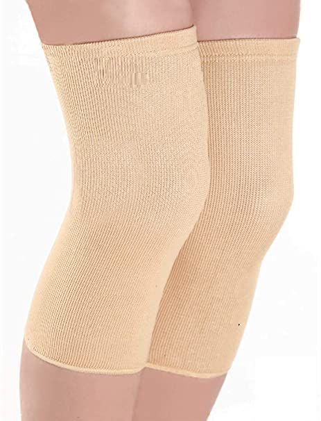 Buy SMIC Unisex Stretchable Compression Knee Cap Skin Colour | For Knee ...