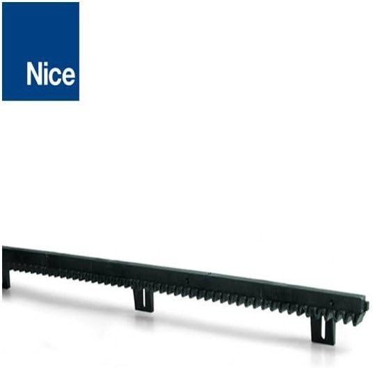 NICE ROA6 Tooth Blade 25 x 20 x 1000mm Nylon Holes and Metal Inserts ...