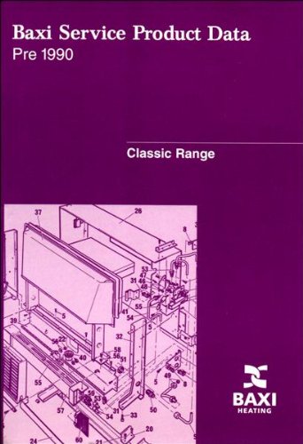 Baxi Heating: Service Product Data Pre 1990 - Classic Range including ...