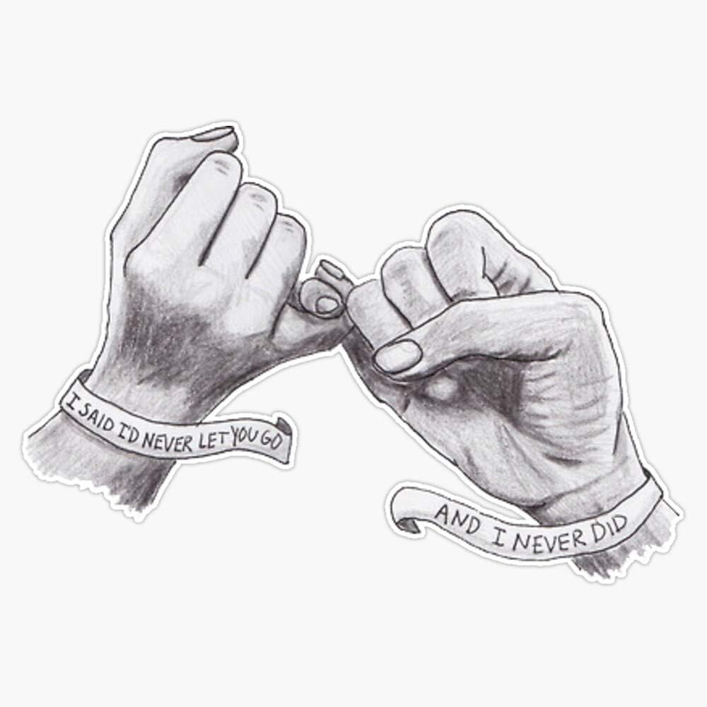 Amazon.com: Pinky Promise Sticker Decal Vinyl Bumper Stickers ...