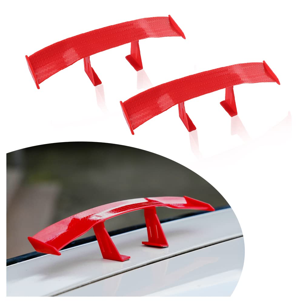 Amazon.com: 2PCS Car Mini Spoiler Wing Cool Car Decoration for Tail ...