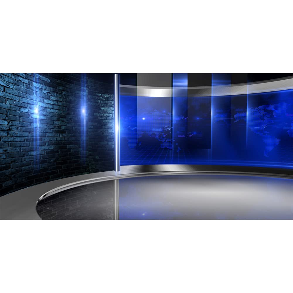 Amazon.com : CSFOTO 20x10ft Studio Backdrop News Broadcasting Display ...