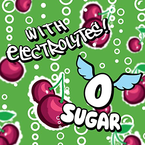 Splash Fizz, Black Cherry Flavored Sparkling Water, Zero Sugar, with ...