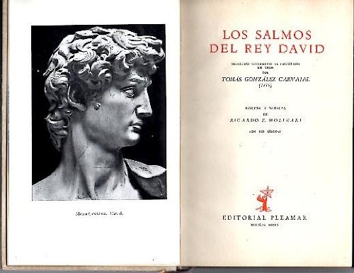 Amazon.com: LOS SALMOS DEL REY DAVID.: REY DAVID.: Books