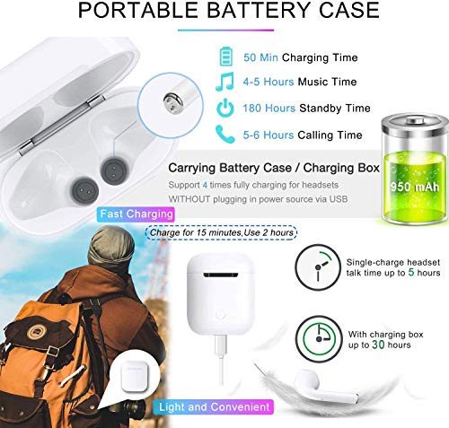 (80% OFF Coupon) Bluetooth Wireless Earbuds W/ Charging Case $27.89 ...