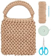 Amazon.com: WEBEEDY Macrame Bag DIY Kit Bohemian Shoulder Bag Macrame ...