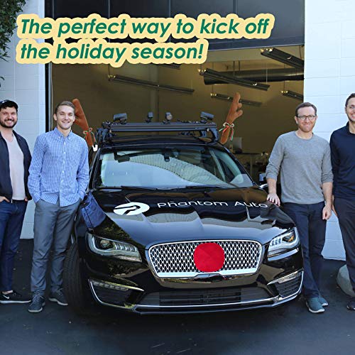 Snapklik.com : Angooni Upgraded Car Reindeer Antler Kit Christmas ...