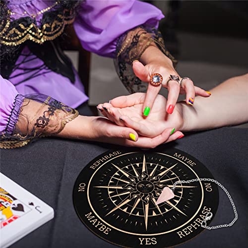 CRASPIRE Pendulum Board Compass Dowsing Divination Metaphysical Message ...
