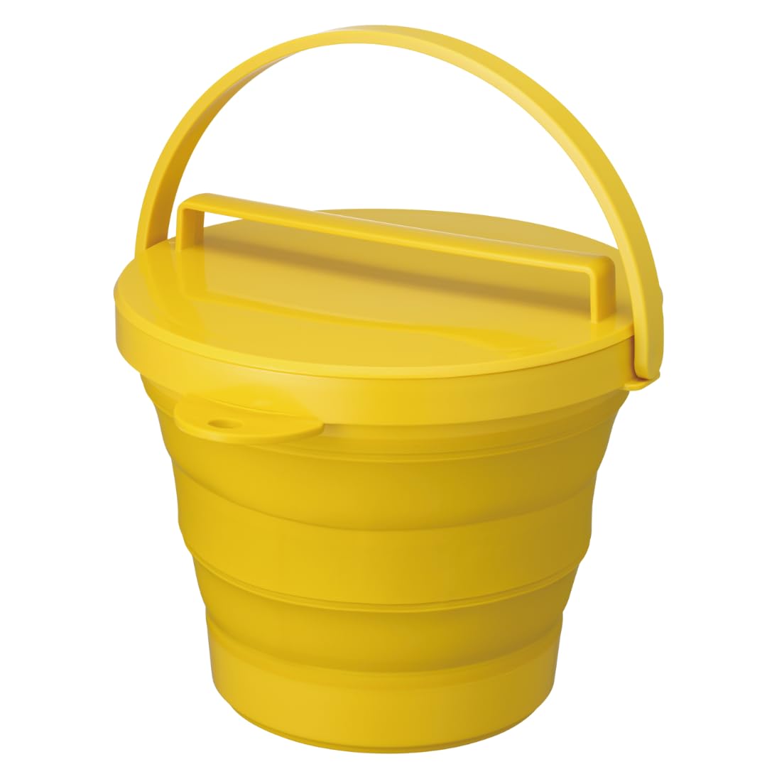 Amazon.com: Iseto Y I-553 Soft Bucket (with lid), When Folded: Approx ...