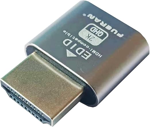 Amazon.com: HDMI Dummy Plug,Headless Ghost, Display Emulator （Fit ...