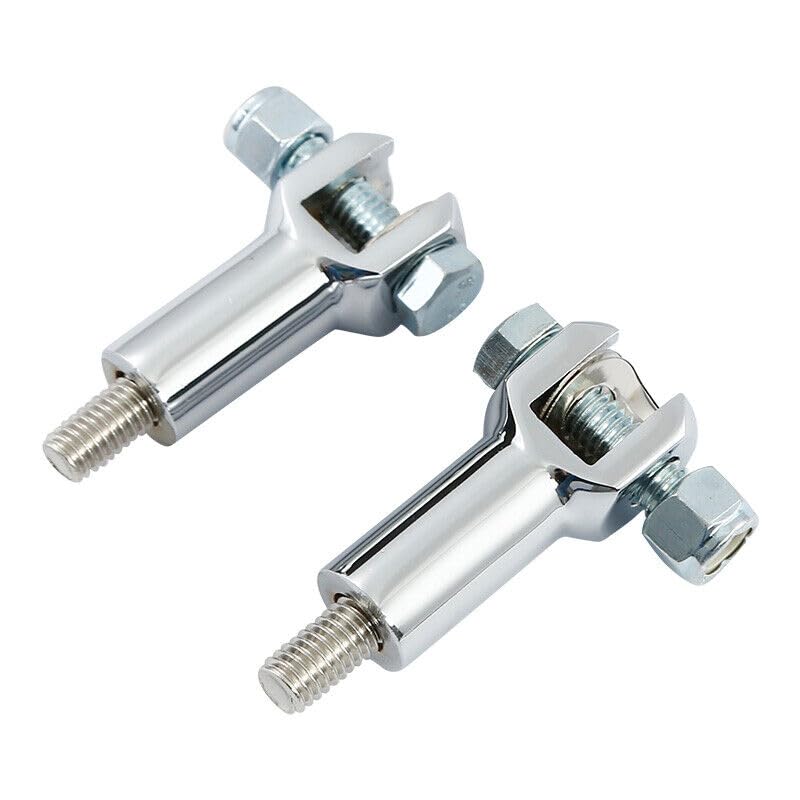 Snapklik.com : Chrome Foot Peg Supports Mounts Clevis Kits Fits For ...