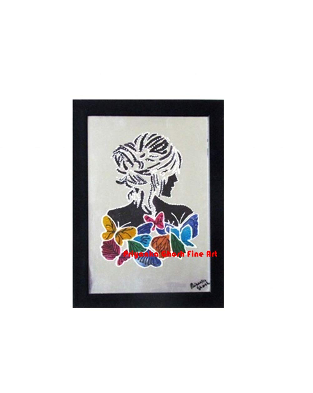 Glass Painting Designs Of Girl