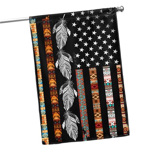 Snapklik.com : Boho Native American Flag, Patriotic American Decoration ...