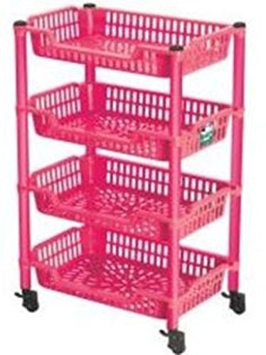 Actionware 4-Layers Fruits Vegetable Storage Household Office stand ...