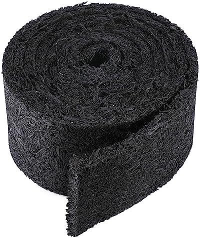 Amazon.com : Natural Mulch Roll for Landscaping, 120" x 6.3" Organic ...