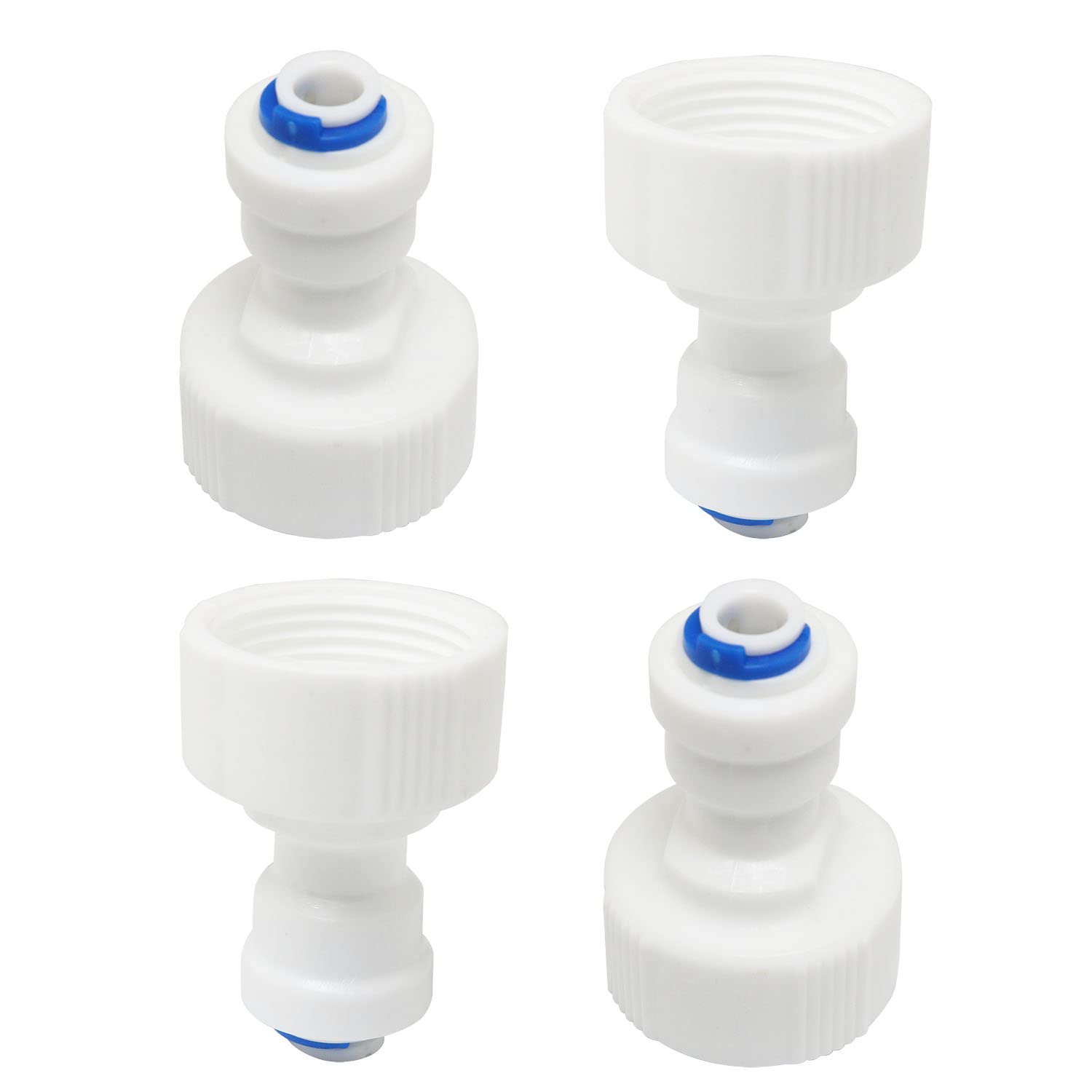 SJZBIN Certified 3/4" Female Thread to 1/4" OD Push to Connect Plastic ...
