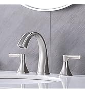 VAPSINT Tall Matte Black Bathroom Vessel Sink Faucet,Modern Single ...