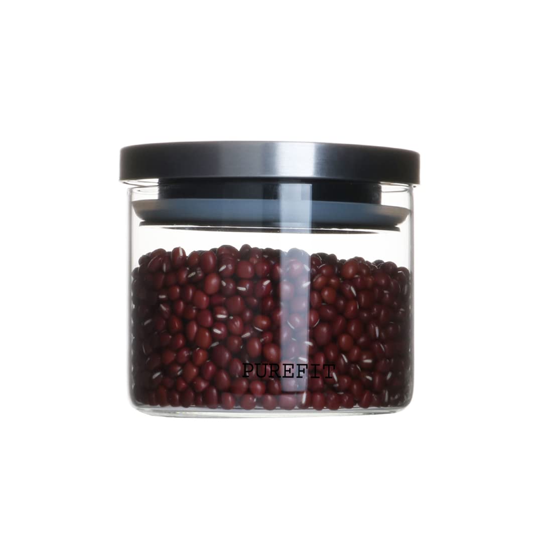 PUREFIT Transparent Glass Multipurpose Air Tight Kitchen Storage Jar ...