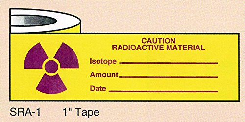 Specialty Warning Label Radioactive, Model SRA-1, 500/RL: Amazon.com ...