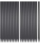Amazon.com : VVOKGO RebarStakes 24 Inch Ground Straight Rebar Stakes ...